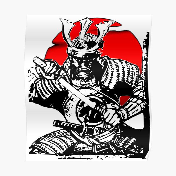 "Japanese Samurai Art |Birthday gift |Samurai Anime Fan" Poster for ...