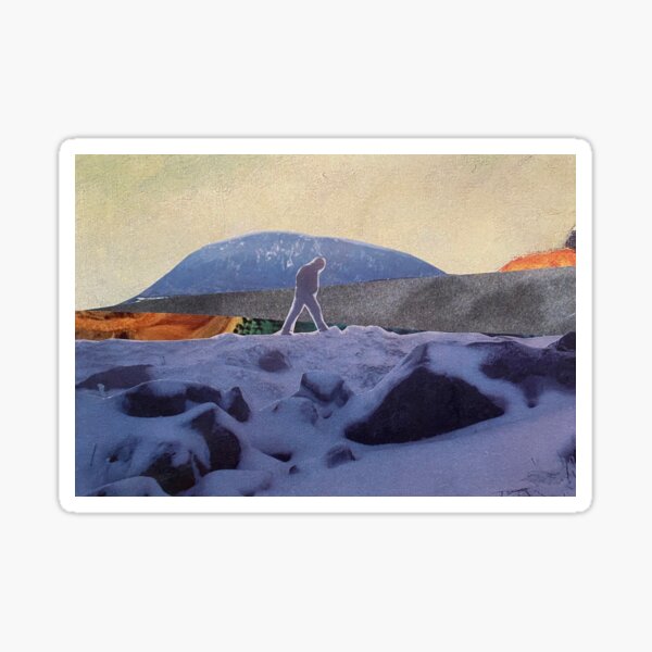 "Stay off the path " Sticker for Sale by MrsBeanArt | Redbubble