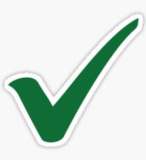 Check Mark: Stickers | Redbubble