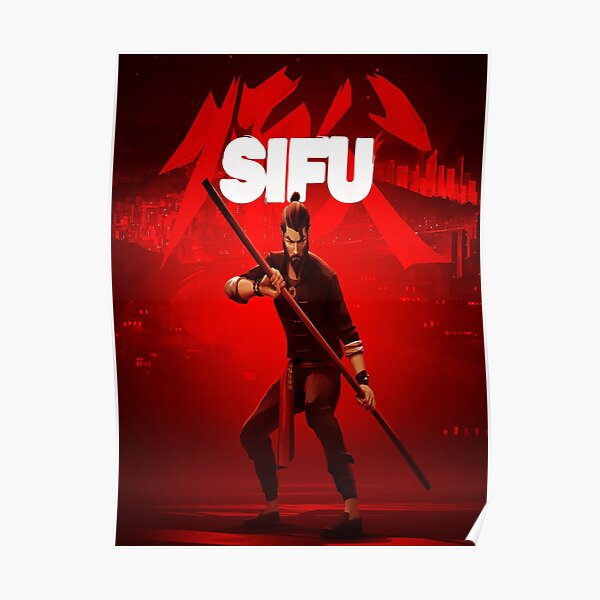 "Sifu" Poster for Sale by ChristmasNice | Redbubble