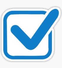 Check Mark: Stickers | Redbubble
