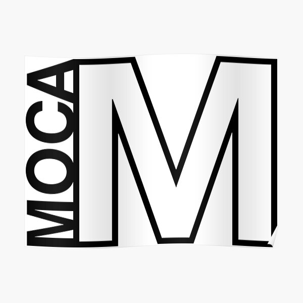 "Moca Letters" Poster by snxworld | Redbubble