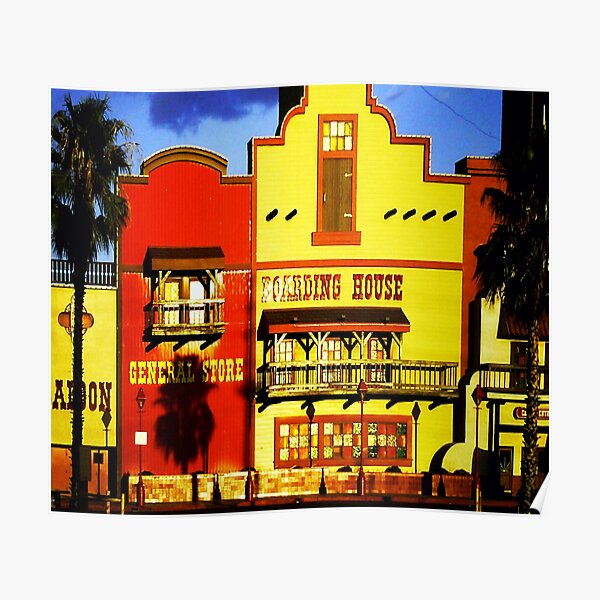 "General Store Boarding House Wild West" Poster for Sale by ...