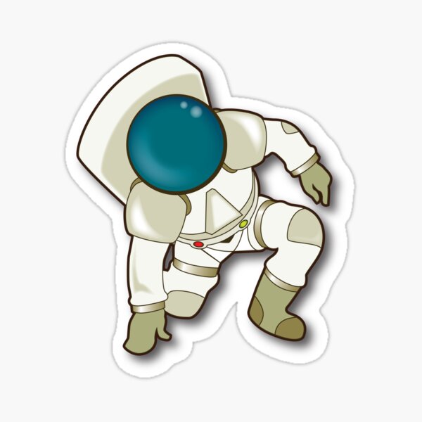 "Spaceman" Sticker by pixelvision | Redbubble