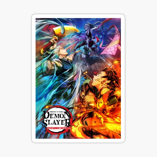 "Daki Tajiro Tengen Uzui Gyutaro Demons Slayers" Sticker by lelaray69 ...