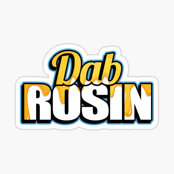 "Dab Rosin" Sticker by JohnMatrix420 | Redbubble