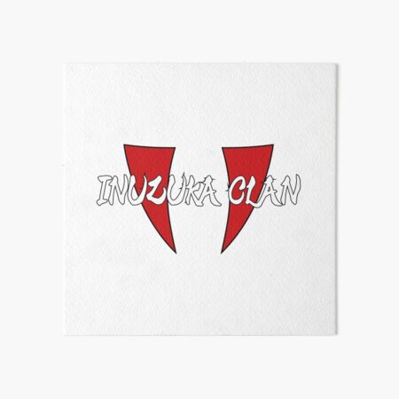 "Inuzuka Clan Ninja Symbol - Anime" Art Board Print by Motivateforlife ...