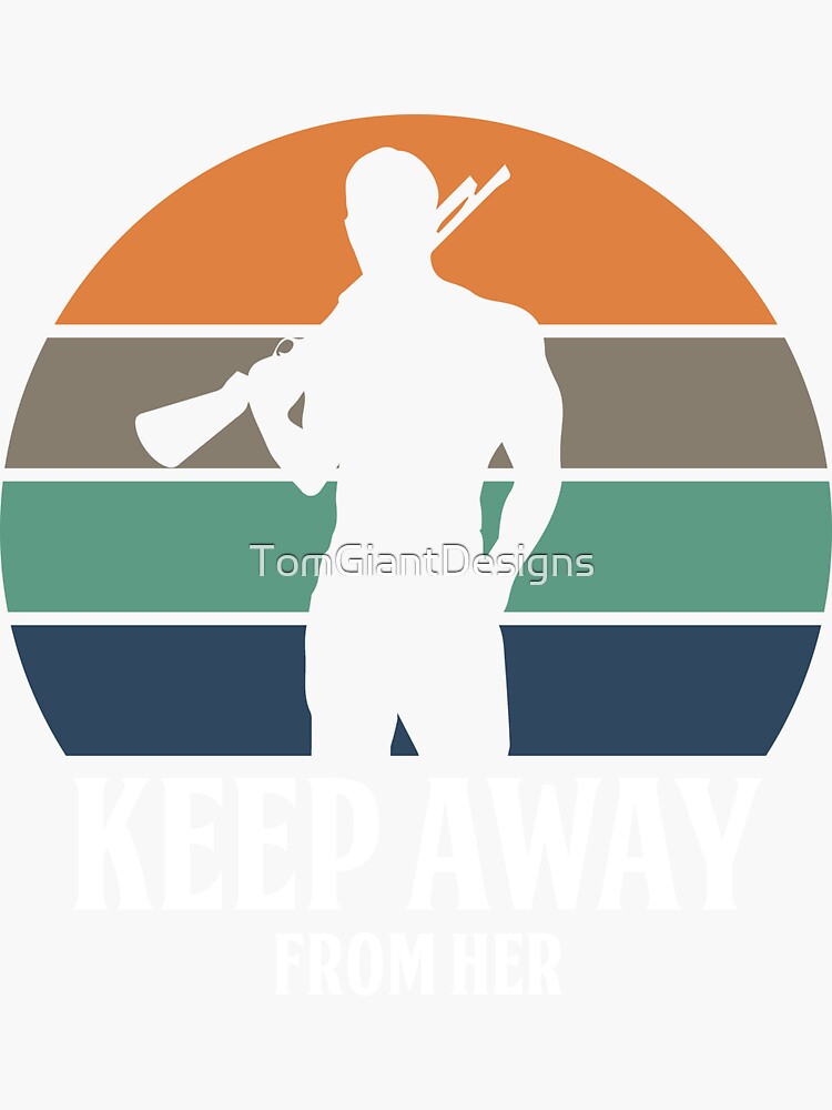 "Funny Dad Daughter Daddy Girl Father Papa Poppa Stepdad" Sticker by ...