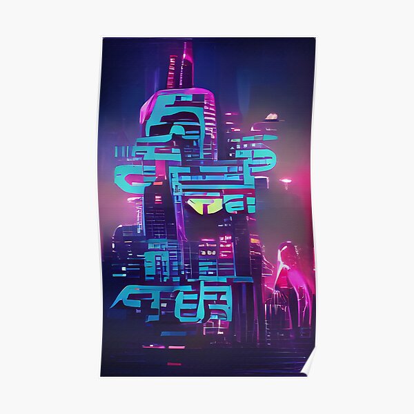 "Night City" Poster for Sale by Felixpoke | Redbubble