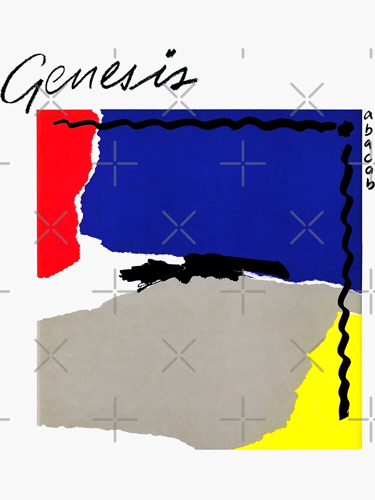 "Genesis Abacab " Sticker by Gagoo2112 | Redbubble