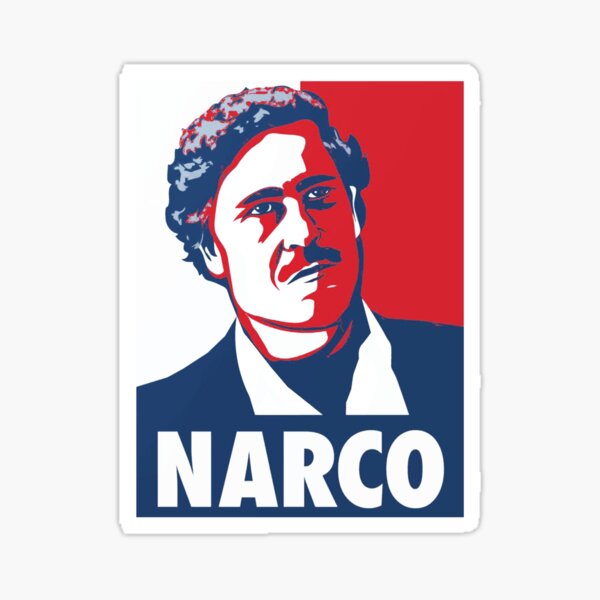 "Narco Poster" Sticker by ariandesign123 | Redbubble
