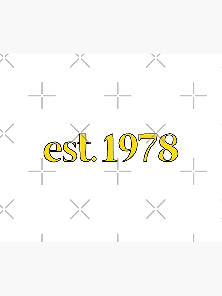 "Est. 1978 Cartoonish Retro Birthday" Poster for Sale by MSA-42 | Redbubble