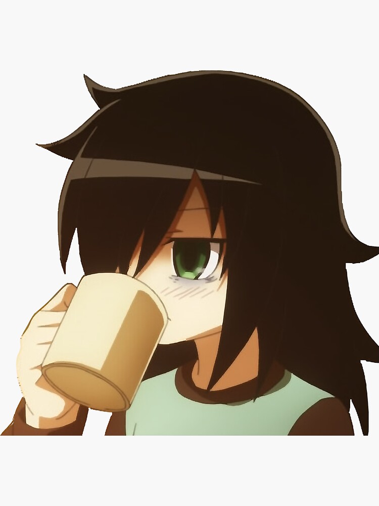 "Tomoko kuroki " Sticker for Sale by LucasIrvine | Redbubble