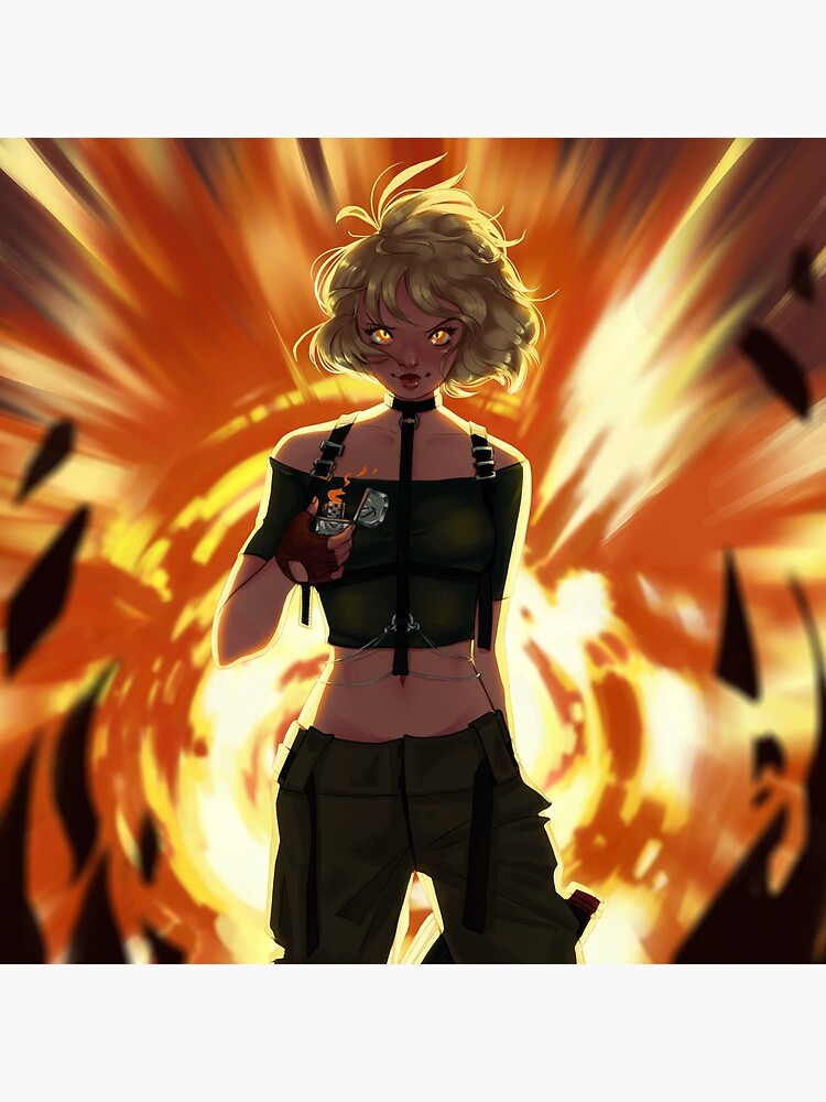 "Explosion Anime Girl" Photographic Print for Sale by CristinaPop ...