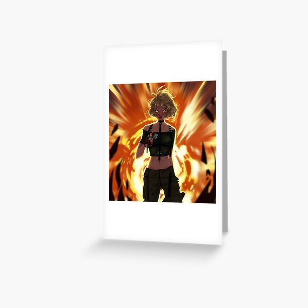 "Explosion Anime Girl" Greeting Card by CristinaPop | Redbubble