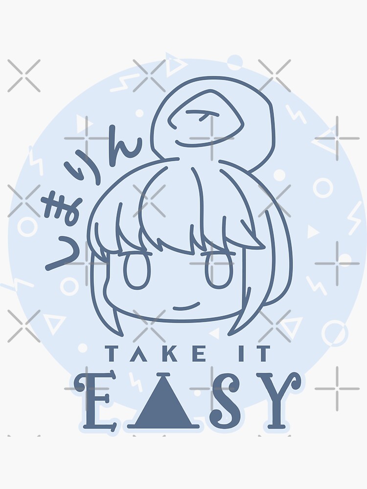 "Chibi Shimarin | YURU CAMP " Sticker by Grimarium | Redbubble