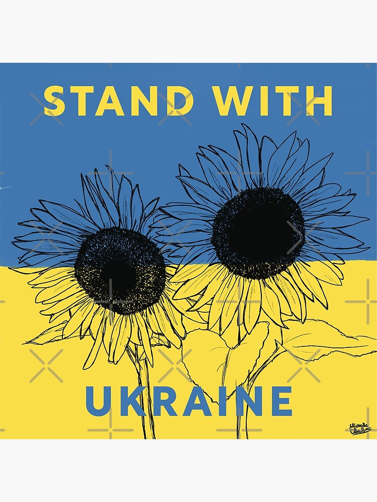 "STAND WITH UKRAINE (Phrase) - Proceeds will be donated to Urkainian ...
