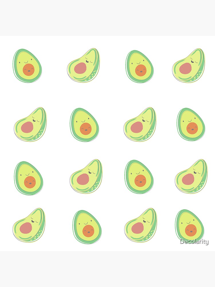 "Funny avocado" Sticker by Decolarity | Redbubble