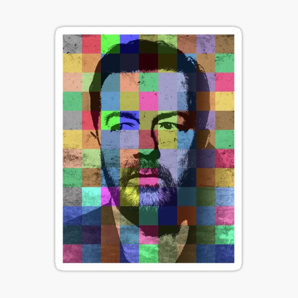 "Ricky Gervais Afterlife 1 " Sticker by amytheillustra | Redbubble