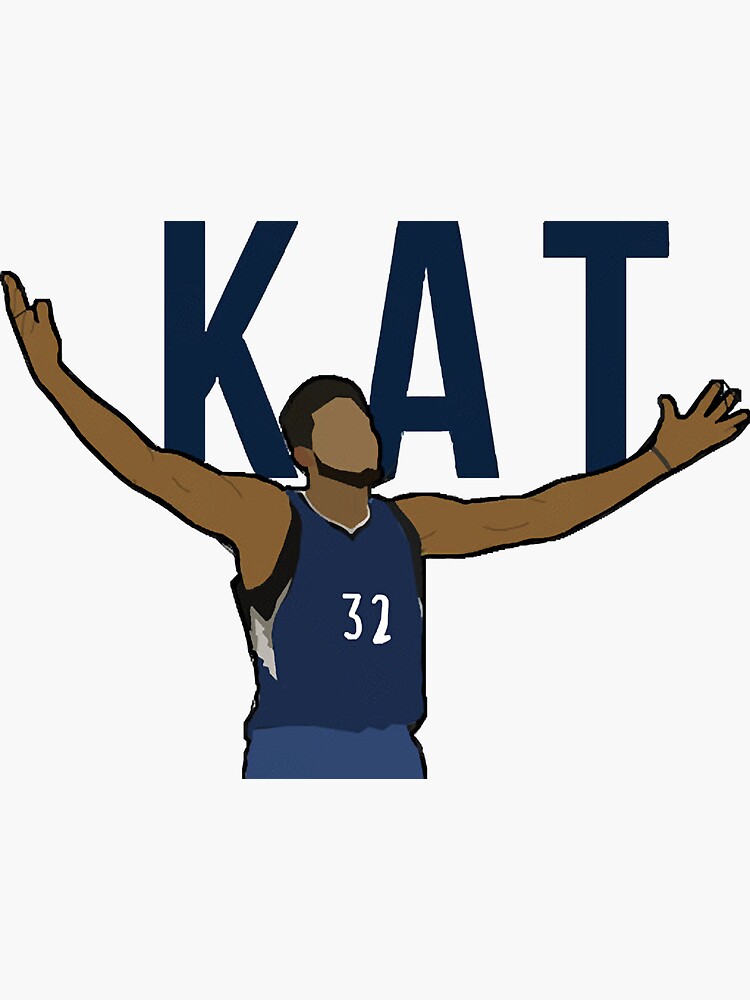 "Karl Anthony Towns - KAT " Sticker by LucasIrvine | Redbubble