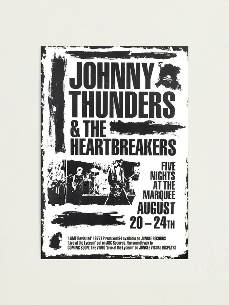 "Black Johnny - Thunders London" Photographic Print for Sale by ...