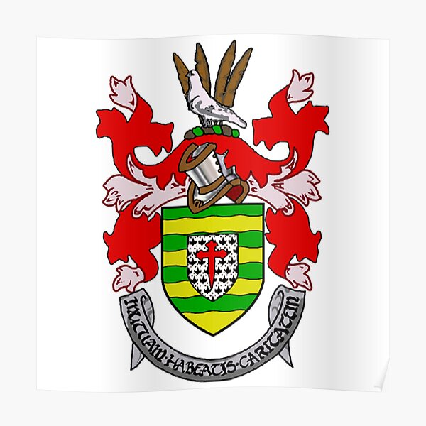 "Donegal County Coat of Arms" Poster by downwithdetroit | Redbubble