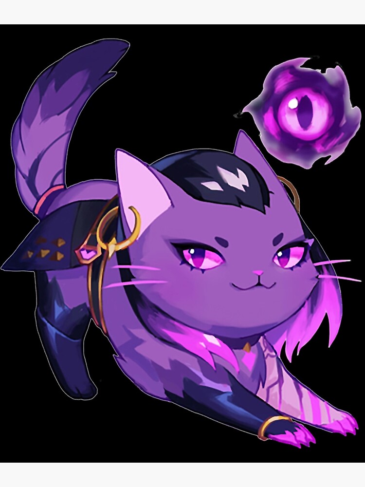 "cat player " Poster by M0gPrint | Redbubble