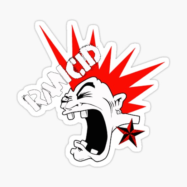 "Punk Rock Mohawk" Sticker by botolmiras | Redbubble