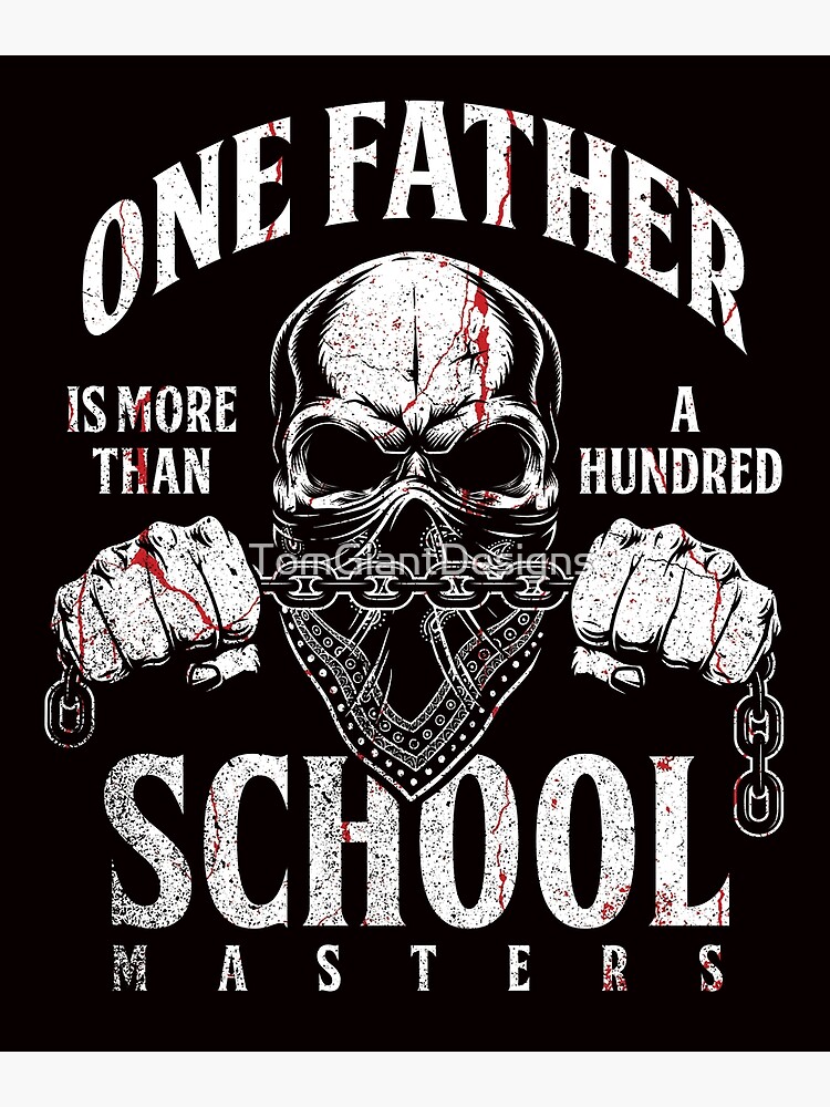 "Father Skull Dad Daddy Papa Poppa Stepdad Husband Family" Poster for ...