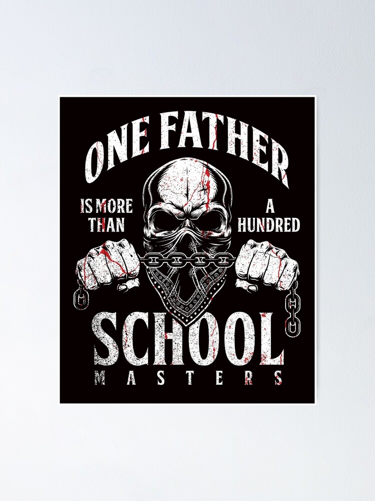 "Father Skull Dad Daddy Papa Poppa Stepdad Husband Family" Poster for ...