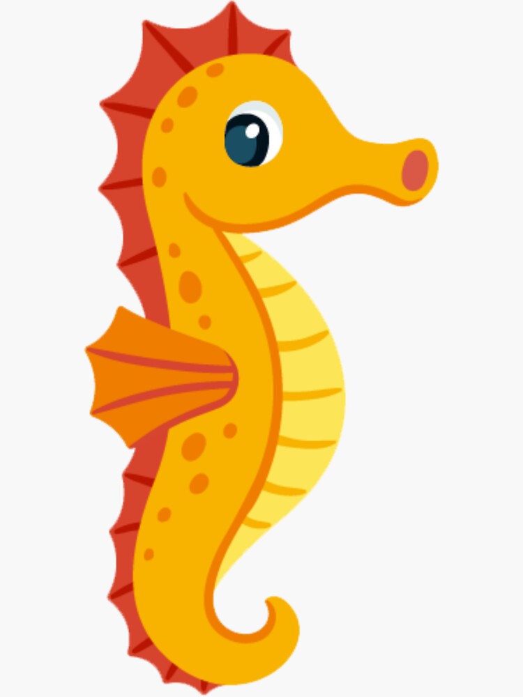 "Seahorse Animation" Sticker by GalinStickers | Redbubble
