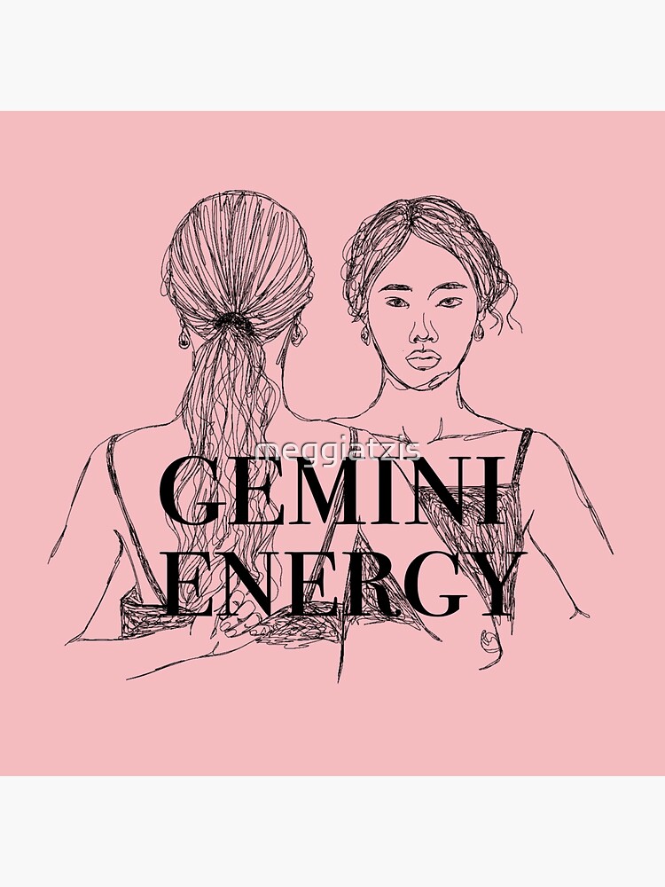 "Gemini Energy" Sticker by meggiatzis | Redbubble
