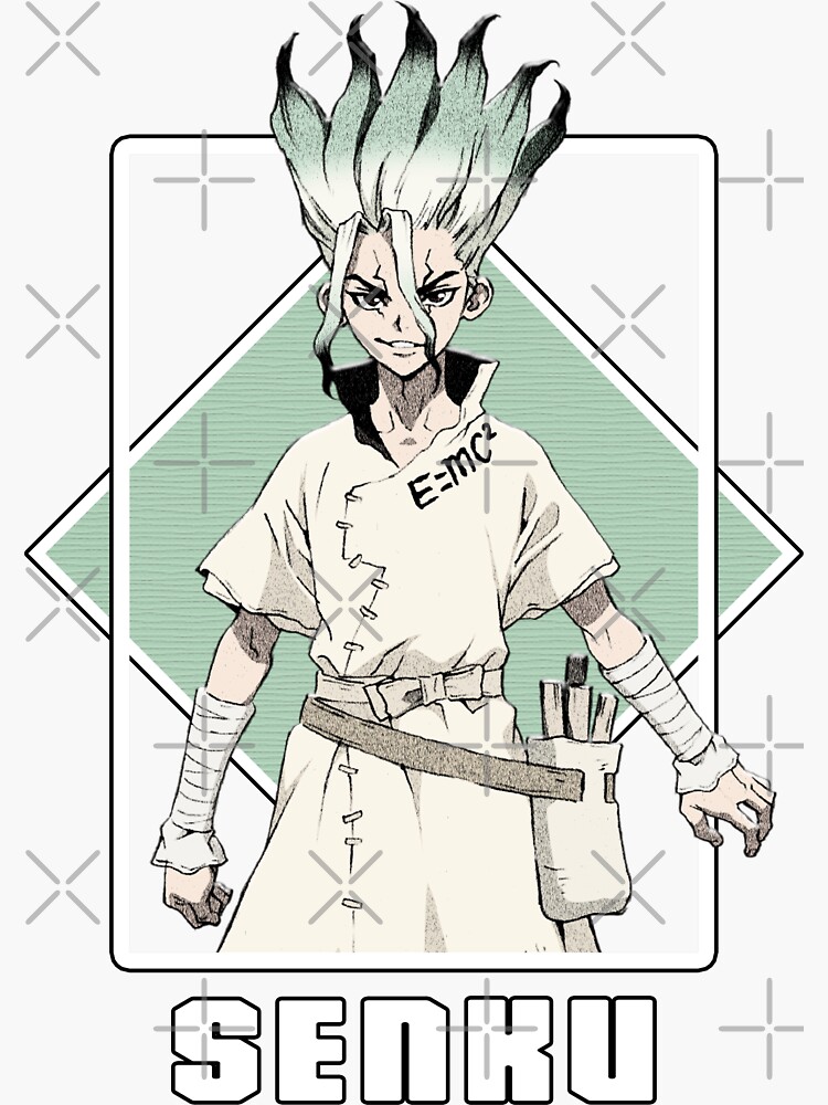 "SENKU ISHIGAMI" Sticker by UNCHMUNCH | Redbubble