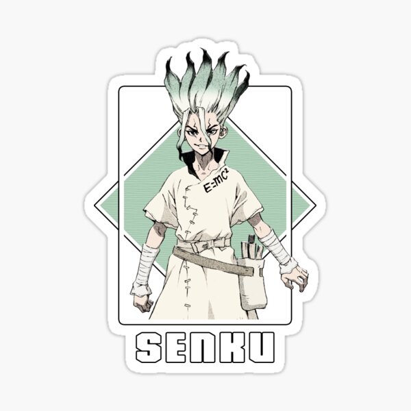 "SENKU ISHIGAMI" Sticker by UNCHMUNCH | Redbubble