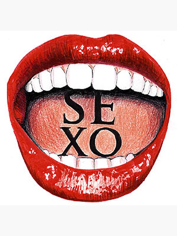 Lips Lips Sex Sex Sticker By Kla357 Redbubble