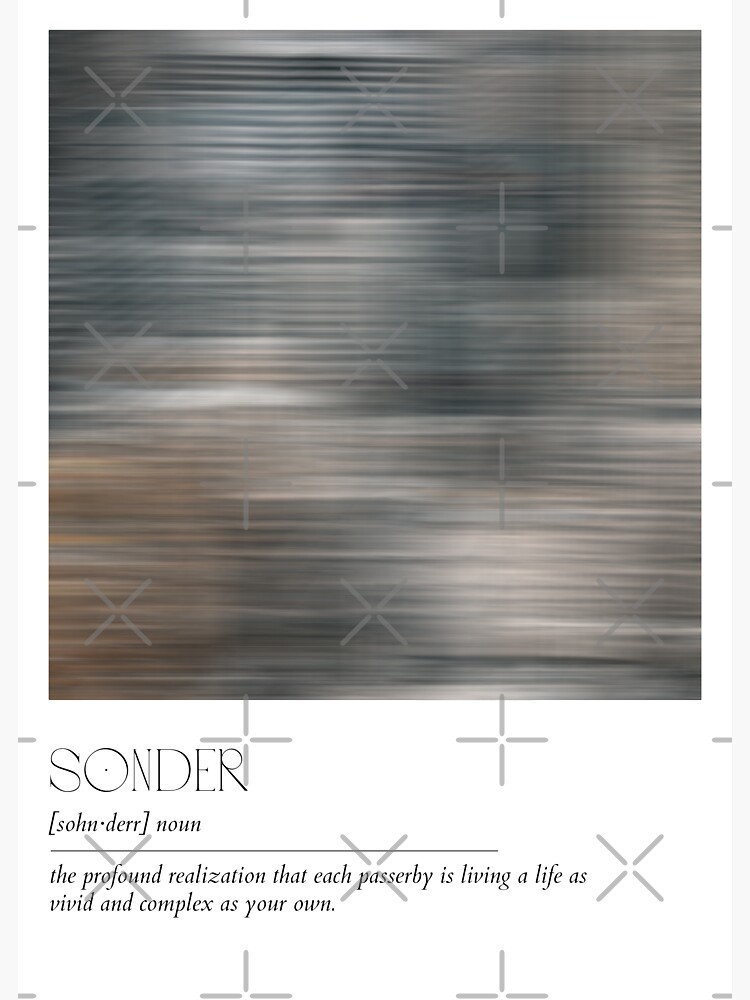 "Sonder Definition" Sticker by gatestucker | Redbubble