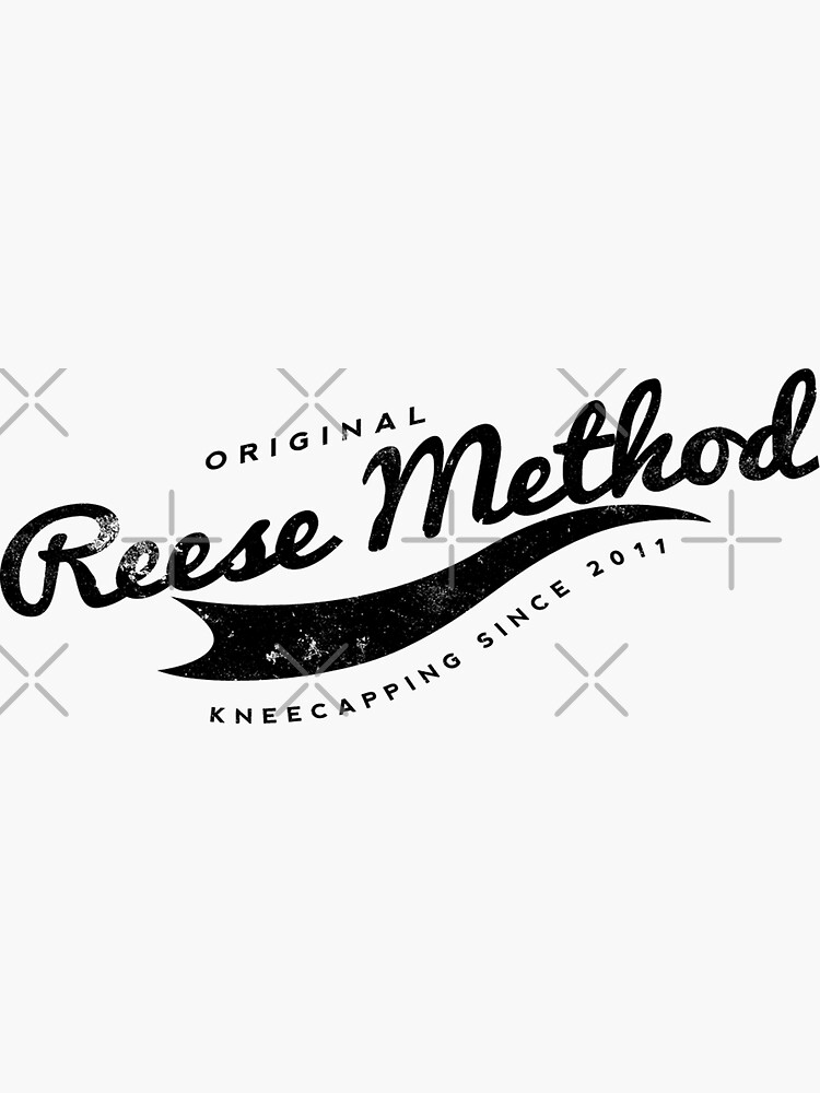 "Person of Interest - Original Reese Method of Kneecapping (black ...