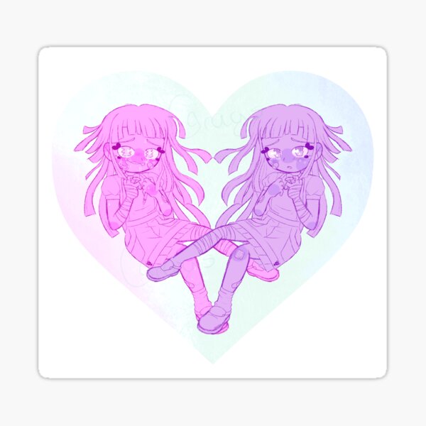 "Mikan Tsumiki Heart" Sticker by cragy-paste | Redbubble