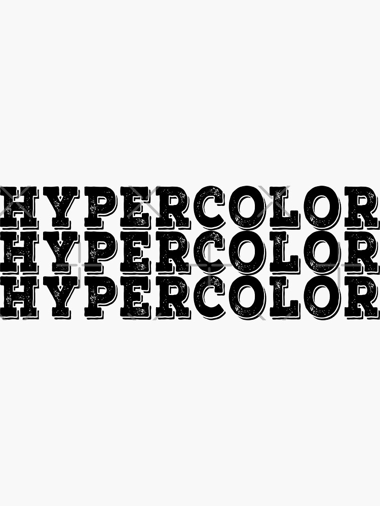 "Hypercolor Metamorphic color" Sticker by Elgadi | Redbubble