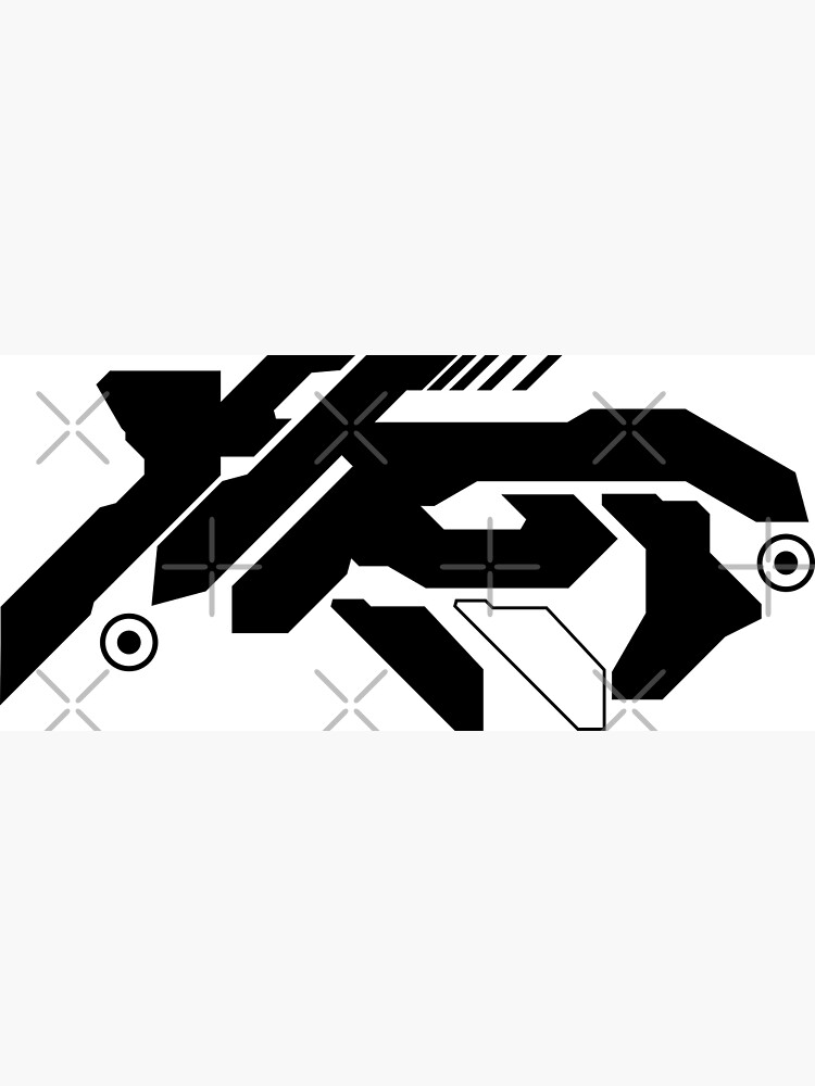 "Techwear shapes design label " Art Print for Sale by Dr-Evil | Redbubble