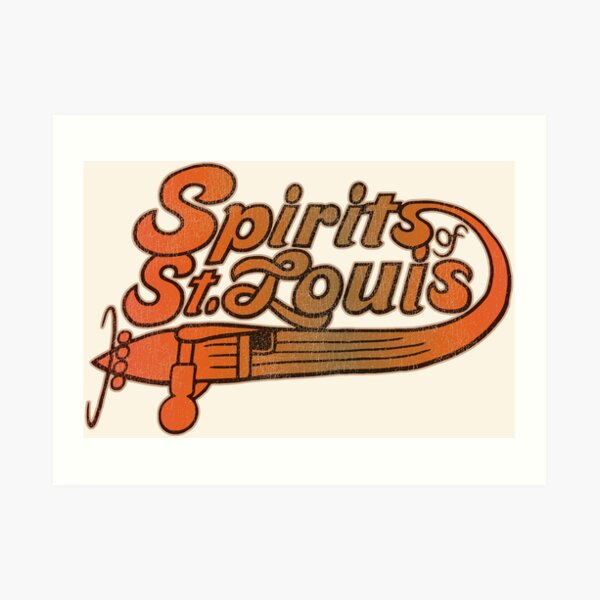 "Retro Defunct Spirits of St Louis Basketball" Art Print for Sale by ...