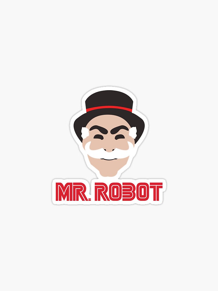 "Mr.Robot sticker #2" Sticker for Sale by kiknag | Redbubble
