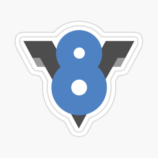V8 Stickers | Redbubble