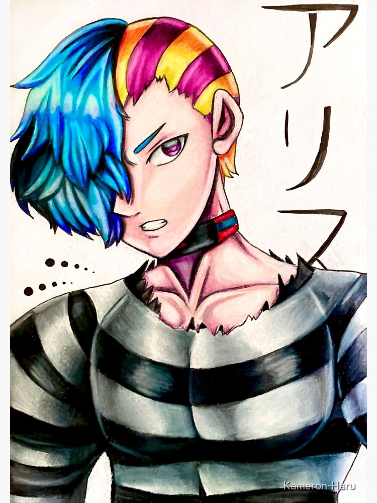 Pegatina «Yttd Alice Yabusame fanart» de Kameron-Haru | Redbubble