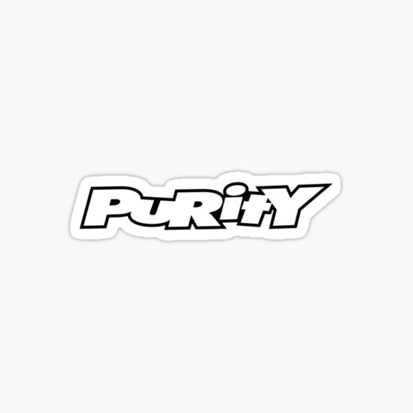 "PURITY" Sticker for Sale by Racingdecals | Redbubble
