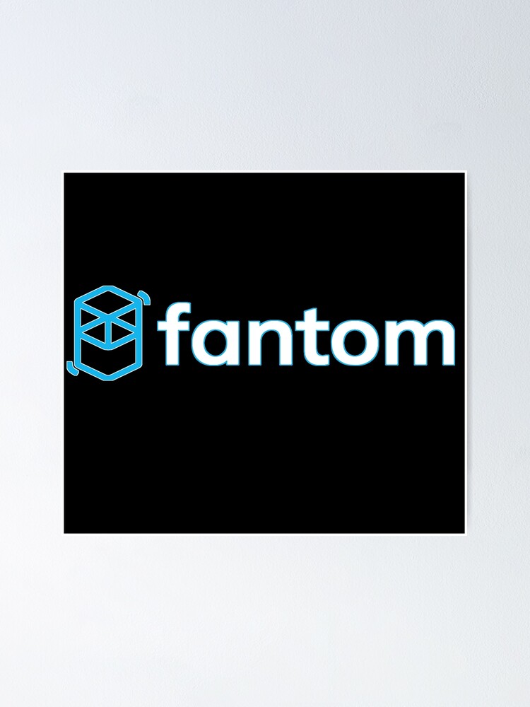 "Fantom FTM Crypto Cryptocurrency Logo" Poster by odyssus | Redbubble
