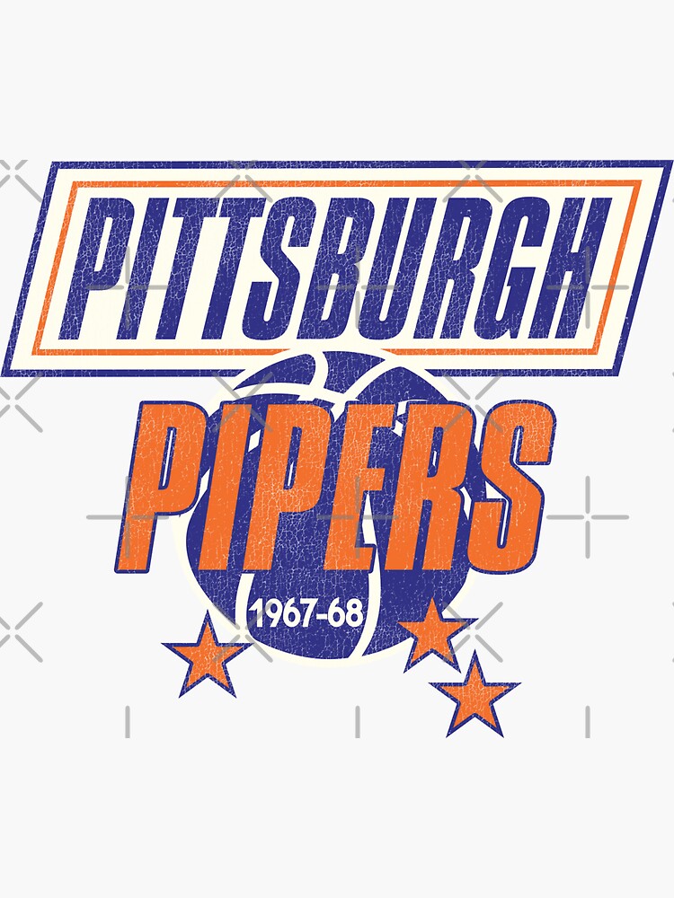 "Retro Defunct Pittsburgh Pipers Basketball" Sticker for Sale by ...