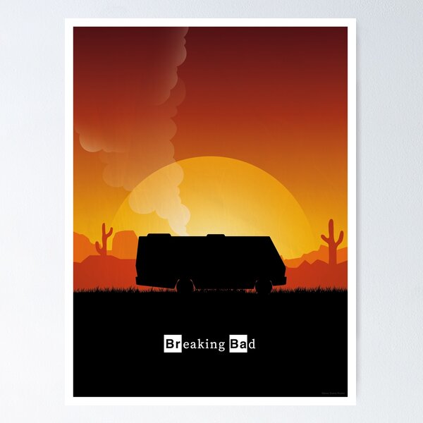 "Breaking Bad Minimal poster" Poster by manonpradier | Redbubble