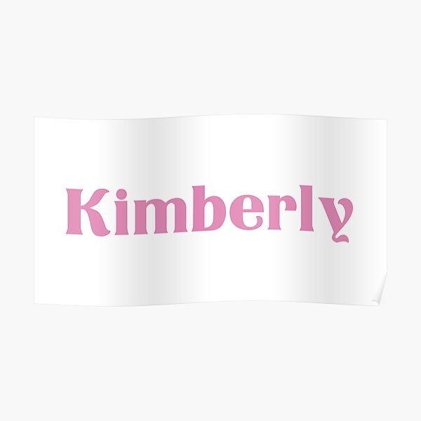 "Aesthetic Kimberly Name In Pretty Pastel Pink Letters | Retro, Vintage ...