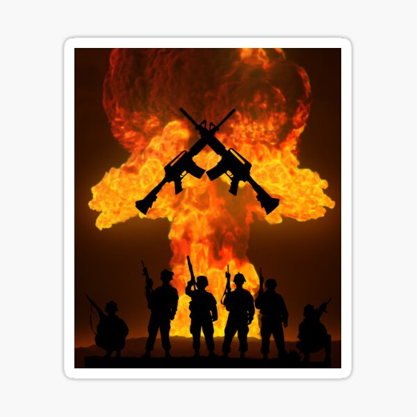 "army victory" Sticker by memo115 | Redbubble
